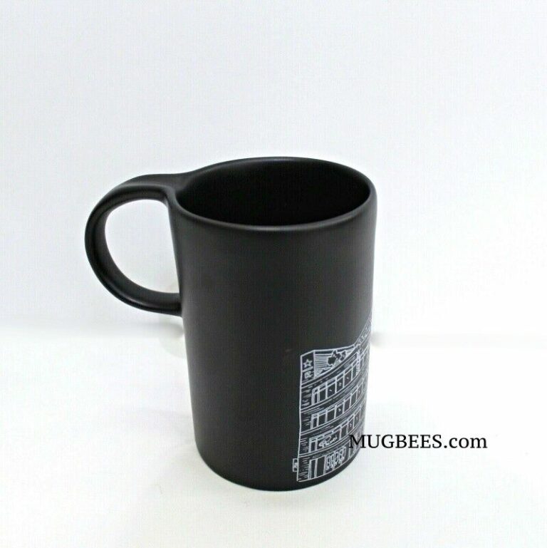 Starbucks Chicago Reserve Roastery Black Ceramic Cup Mug 10 Fl Oz ...